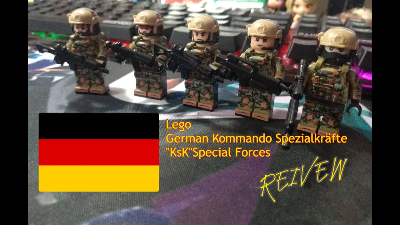 Lego German Special forces "KsK"Minifigures Review!! - YouTube