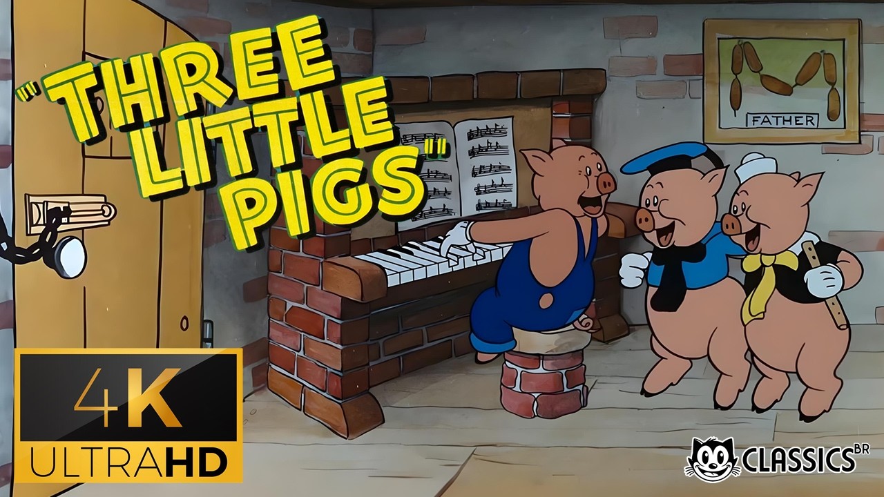 Silly Symphony: Three Little Pigs (1933) 4K Remastered | Disney Classic - YouTube