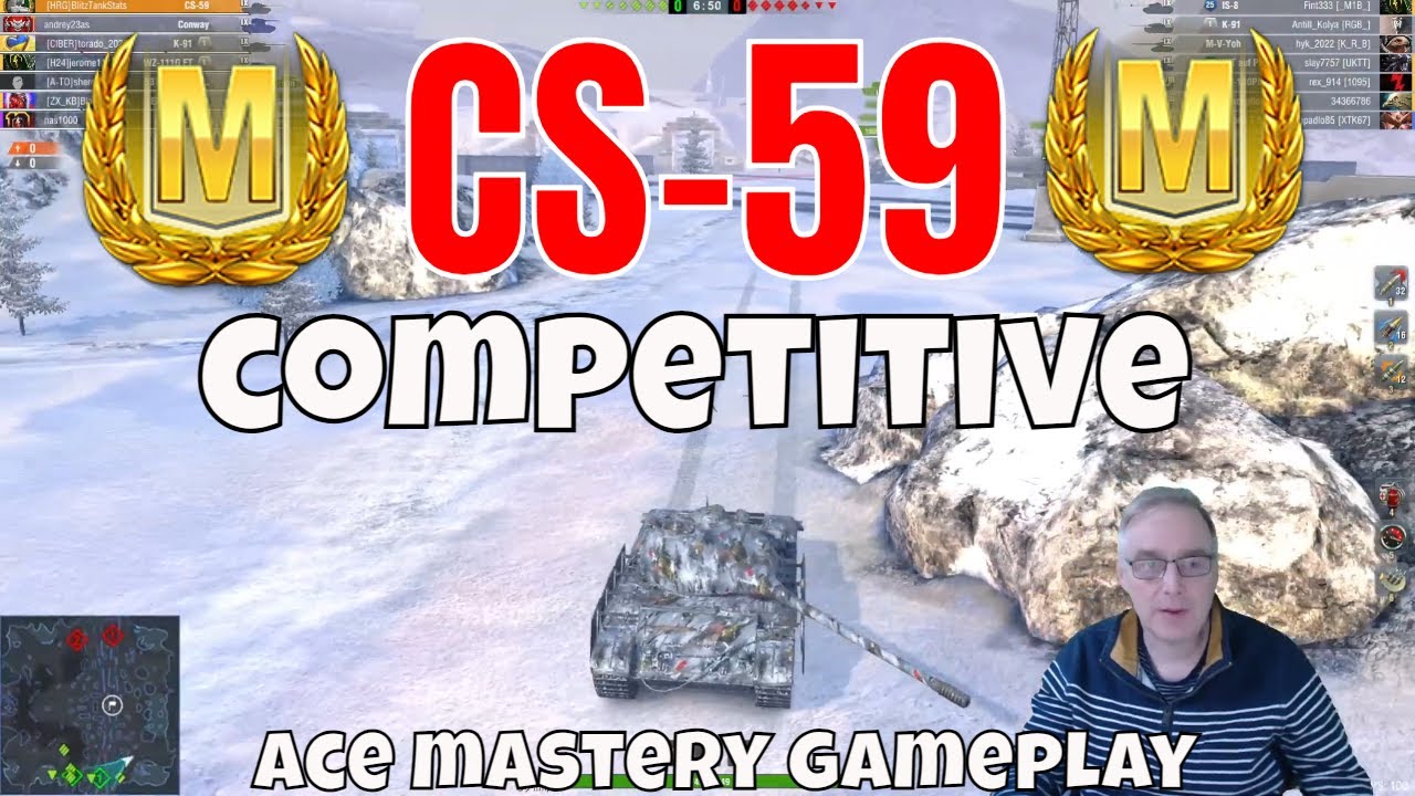 CS59 Ace Mastery Gameplay: Good F2P Tier 9 #wotb #wotblitz - YouTube