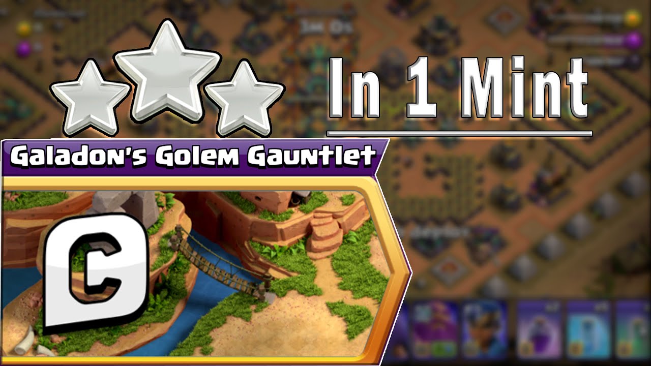 Event CoC Pasukan Galadon 100% 3 Star - Clash Of Clans - YouTube