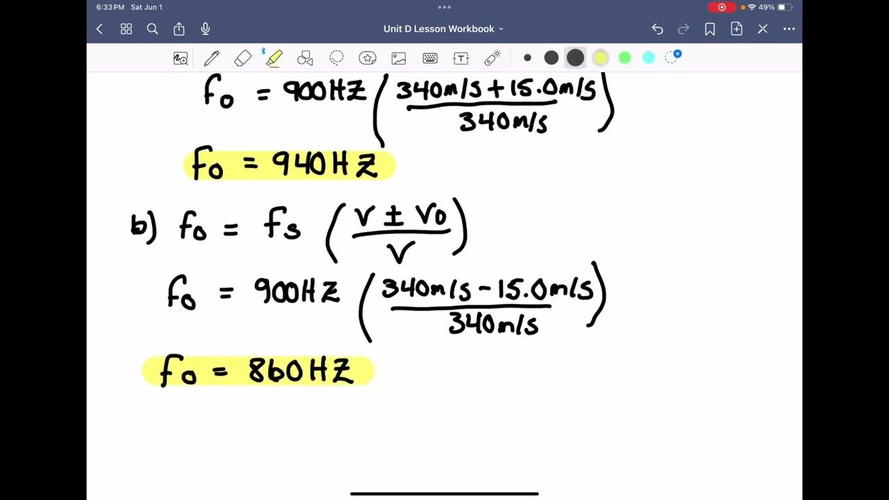Physics 20 Unit D Lesson 28: The Doppler Effect - YouTube