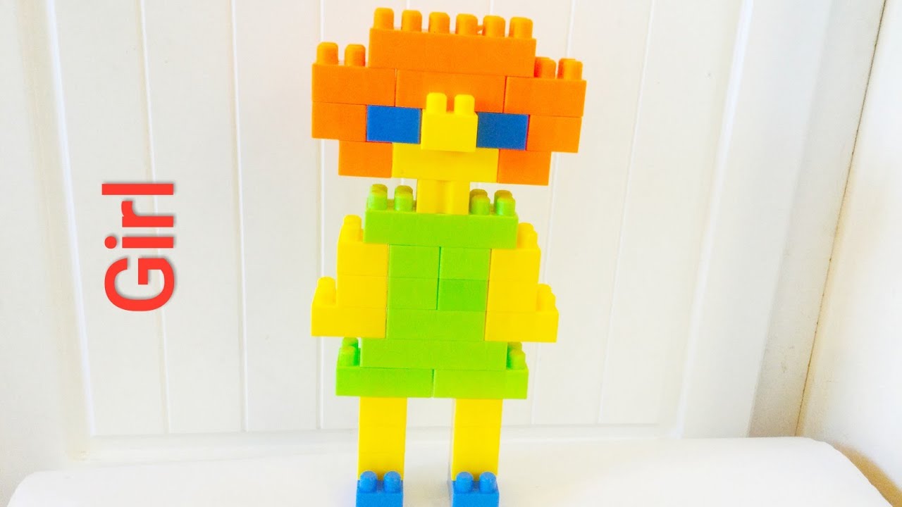 Girl/Building blocks for kids/Building blocks /Blocks building Girl ...