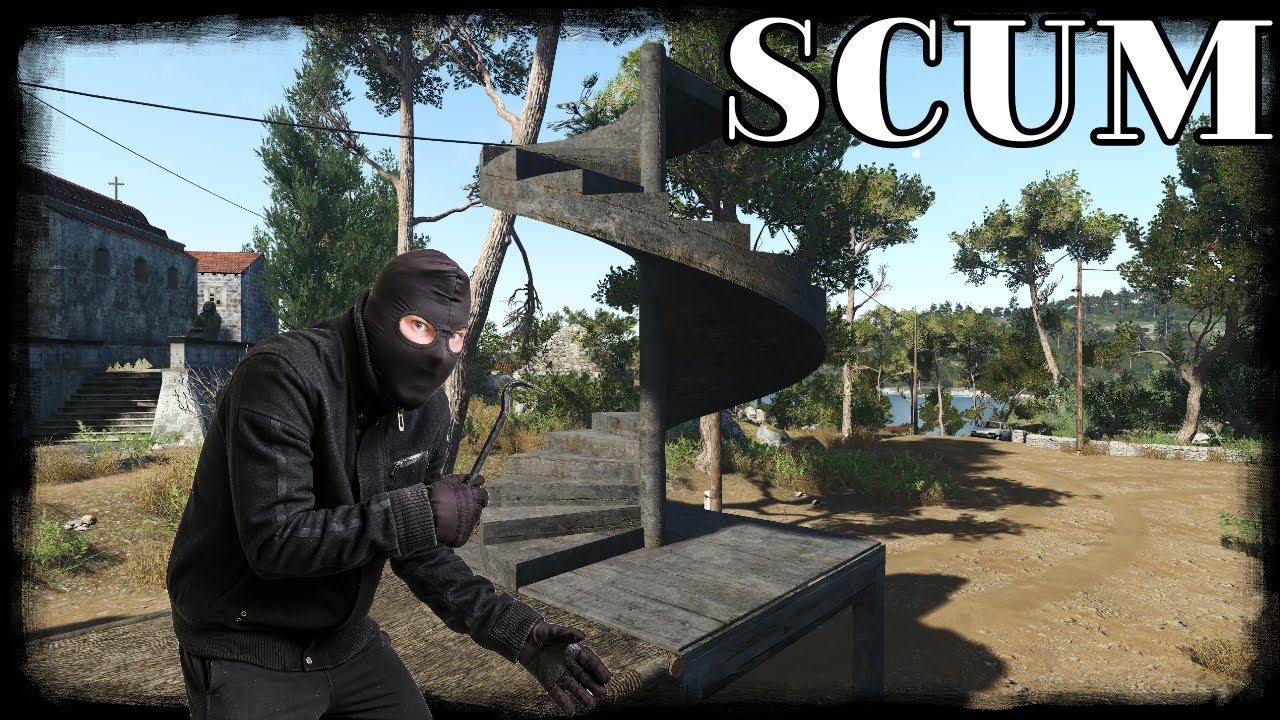 Scum 0.9 How to make deadly stairs and tricky wardrobes - YouTube