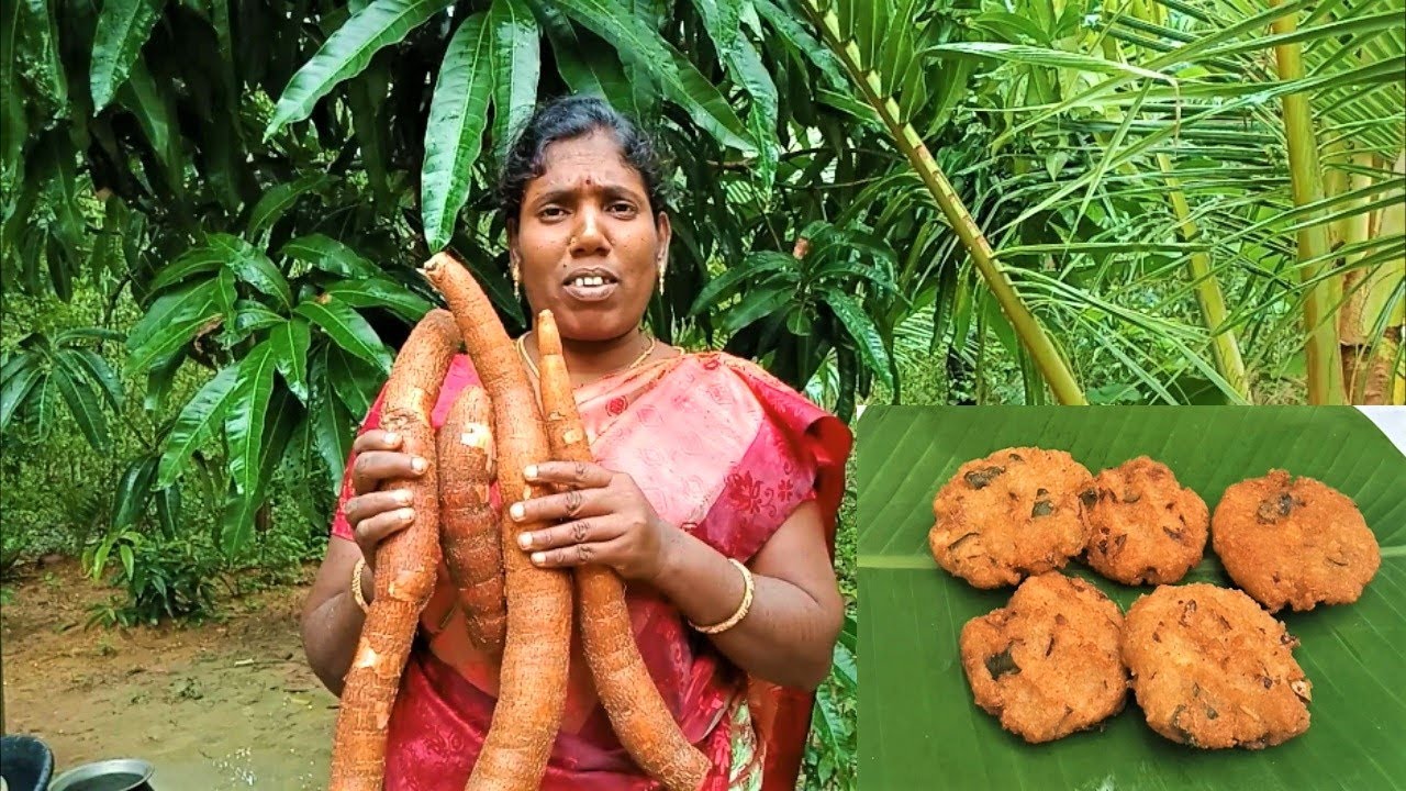 மரவள்ளி கிழங்கு வடை | Maravalli Kizhangu Vadai recipe | Tapioca Vada in ...