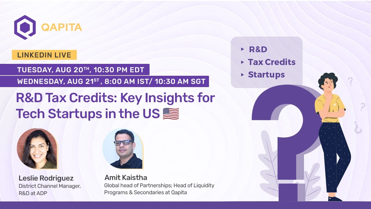 R&D Tax Credits: Key Insights for Tech startups in the US - YouTube