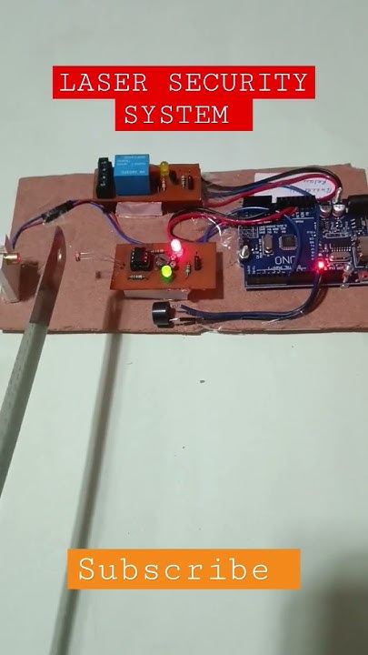 LASER Security System using Arduino #arduinoprojects #circuits #security #electronics #education ...
