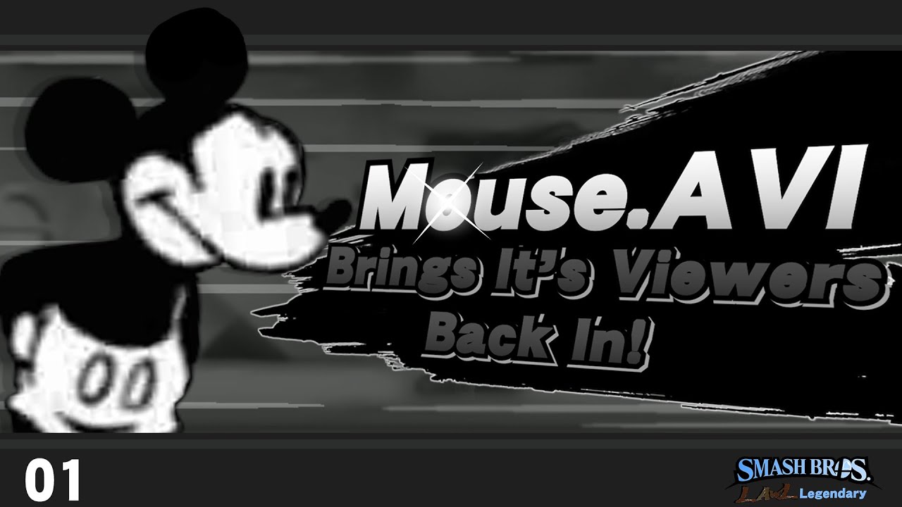 Smash Bros Lawl Legendary Character Moveset: Mouse AVI - YouTube