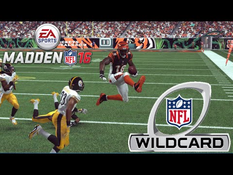 2015 NFL Playoff Simulation | AFC Wild Card 2 | (6) Pittsburgh Steelers ...