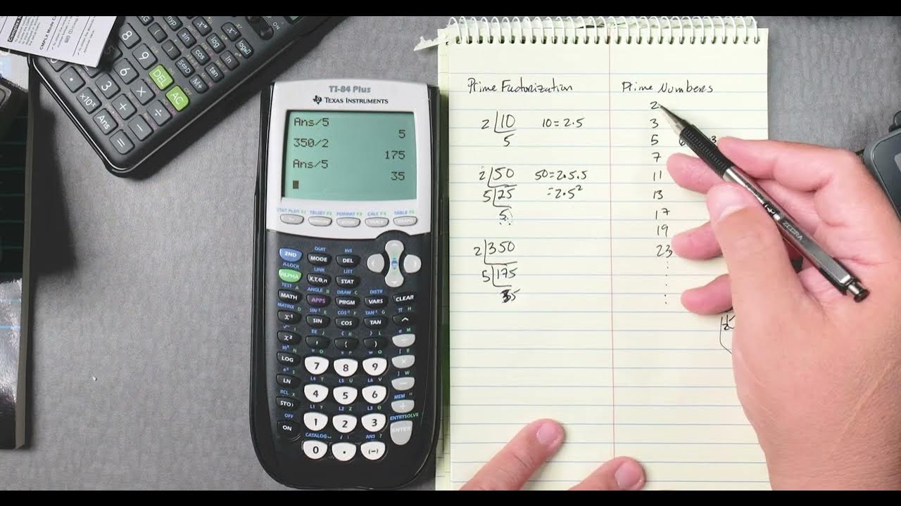TI-84 Plus Prime Factorization - YouTube
