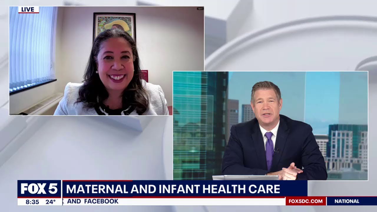 Dr. Tamika Auguste discusses Safe Babies Safe Moms program on Fox 5 DC ...