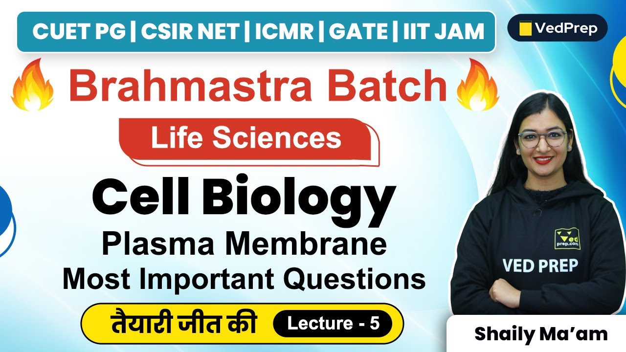 Cell Biology | Life Sciences | CUET PG | CSIR NET | ICMR | GATE | IIT ...