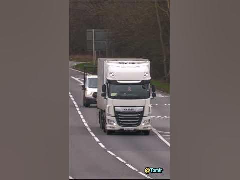DAF XF - A1(M) motorway #truckspotting #tomir #lkw - YouTube