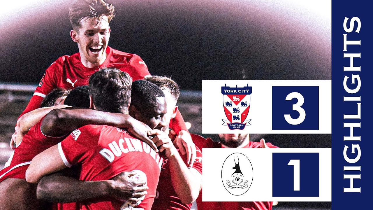📺 FOUR WINS IN A ROW! | York City 3-1 AFC Telford | Highlights - YouTube