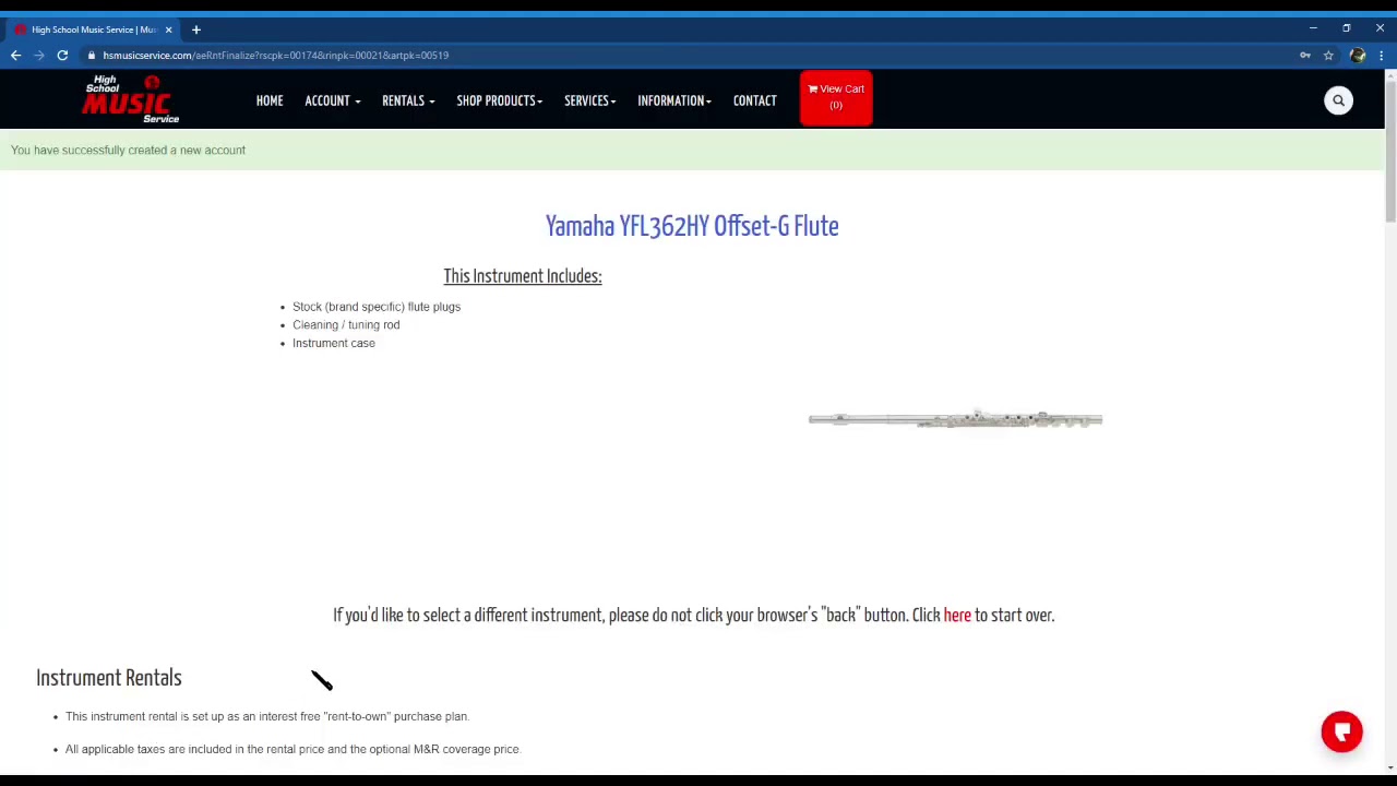 Online Rentals - Step 3: Finalizing Your Order - YouTube