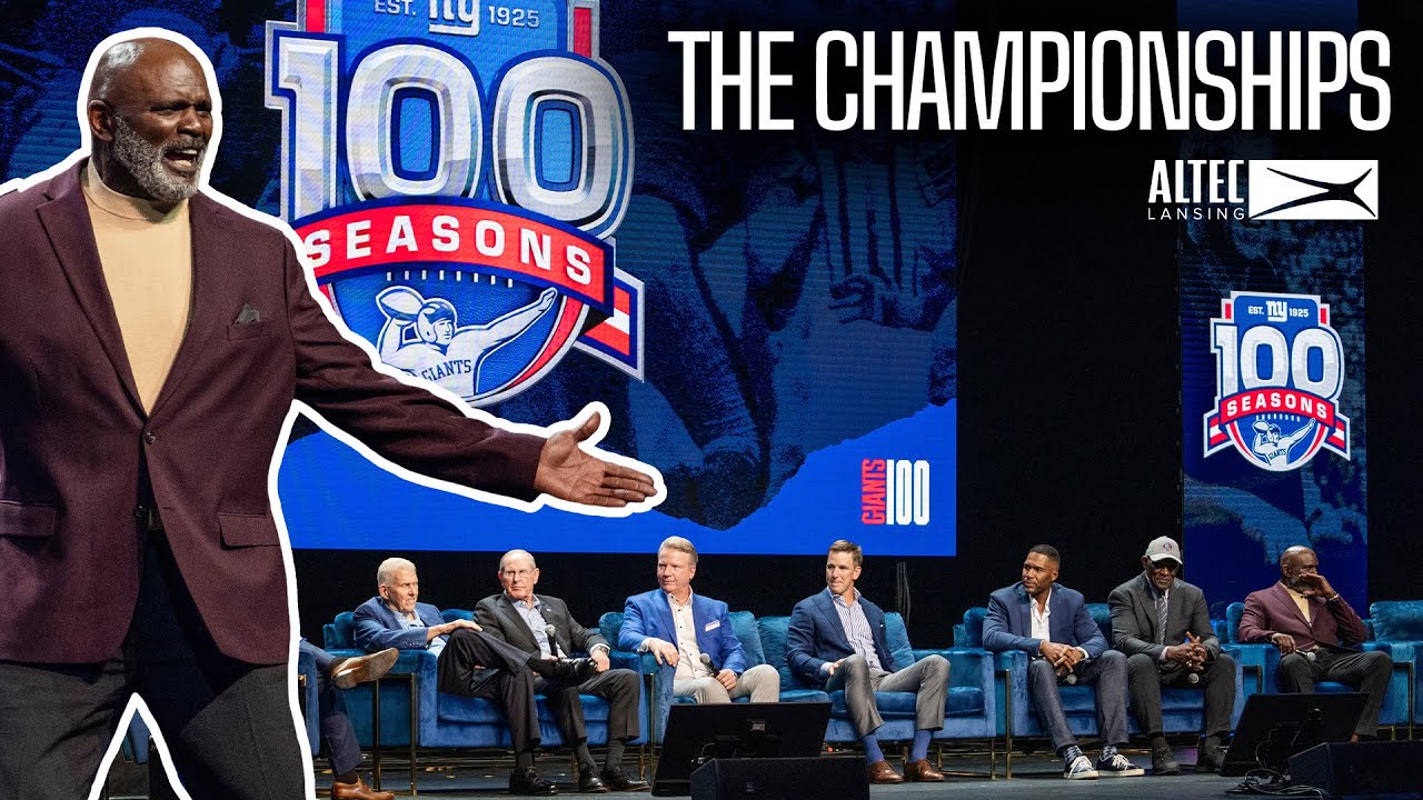 Giants 100: A Night With Legends | The Championships | New York Giants ...