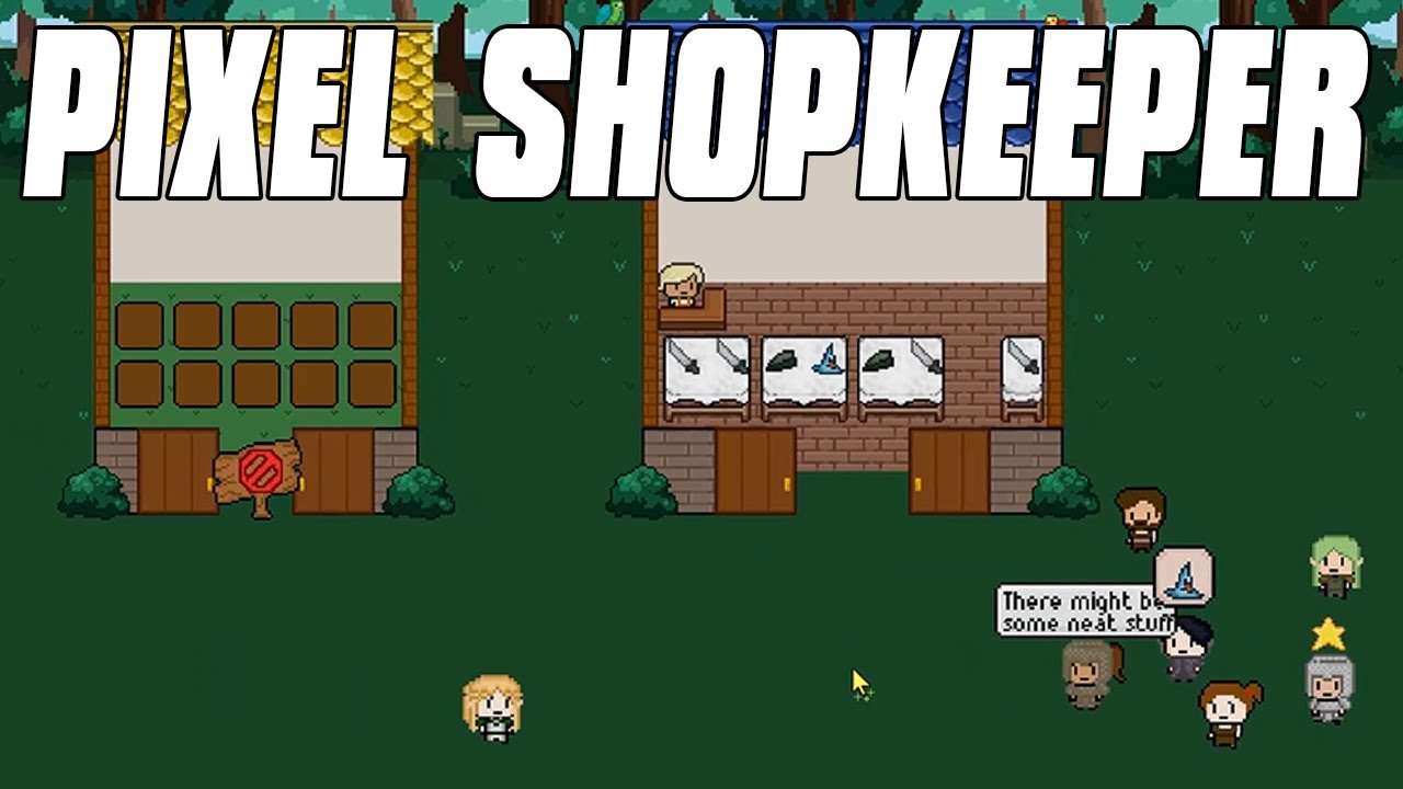 Pixel Shopkeeper - Dungeon Adventurer and Item Seller - YouTube