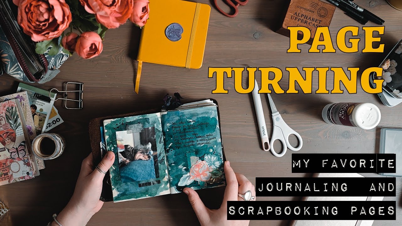 Flip through journal Creative scrapbooking ideas Journaling ideas - YouTube