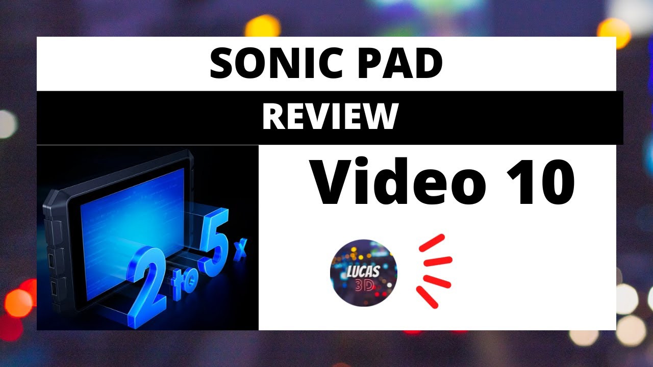 💥Sonic PAD - review💥#impresión3d #sonicpad - YouTube