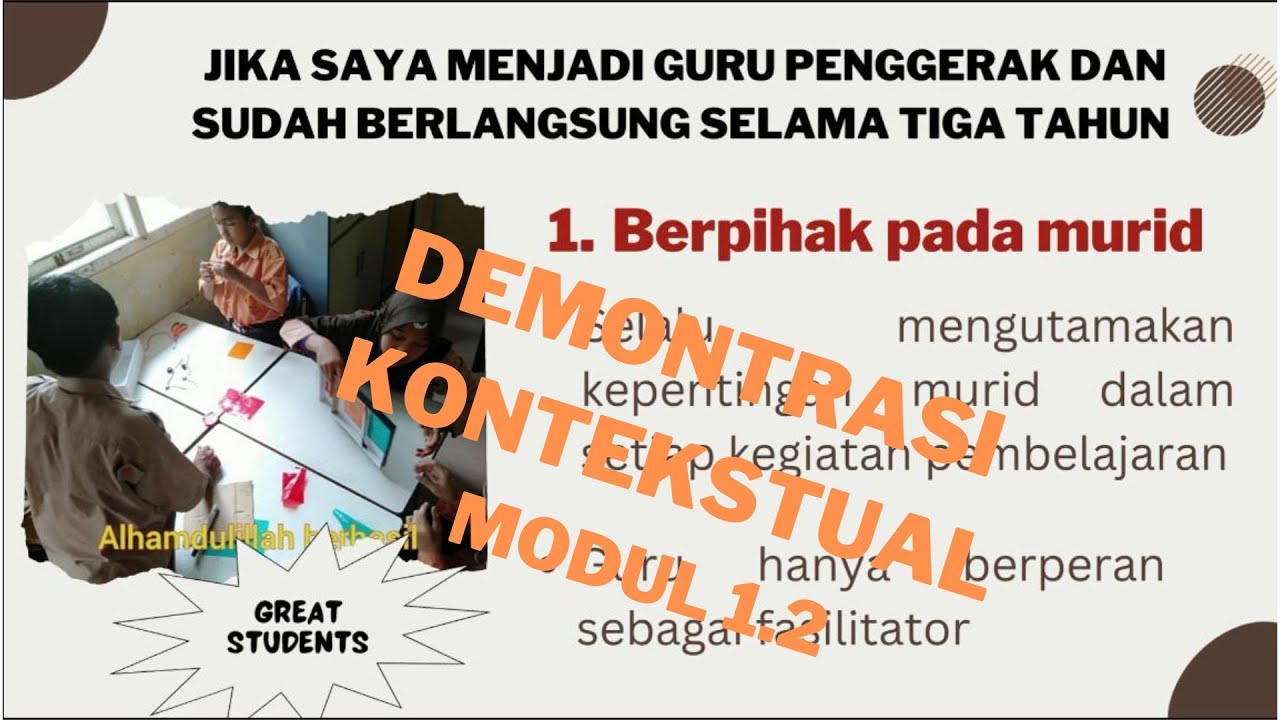 Demonstrasi Kontekstual Modul 1.2 - YouTube