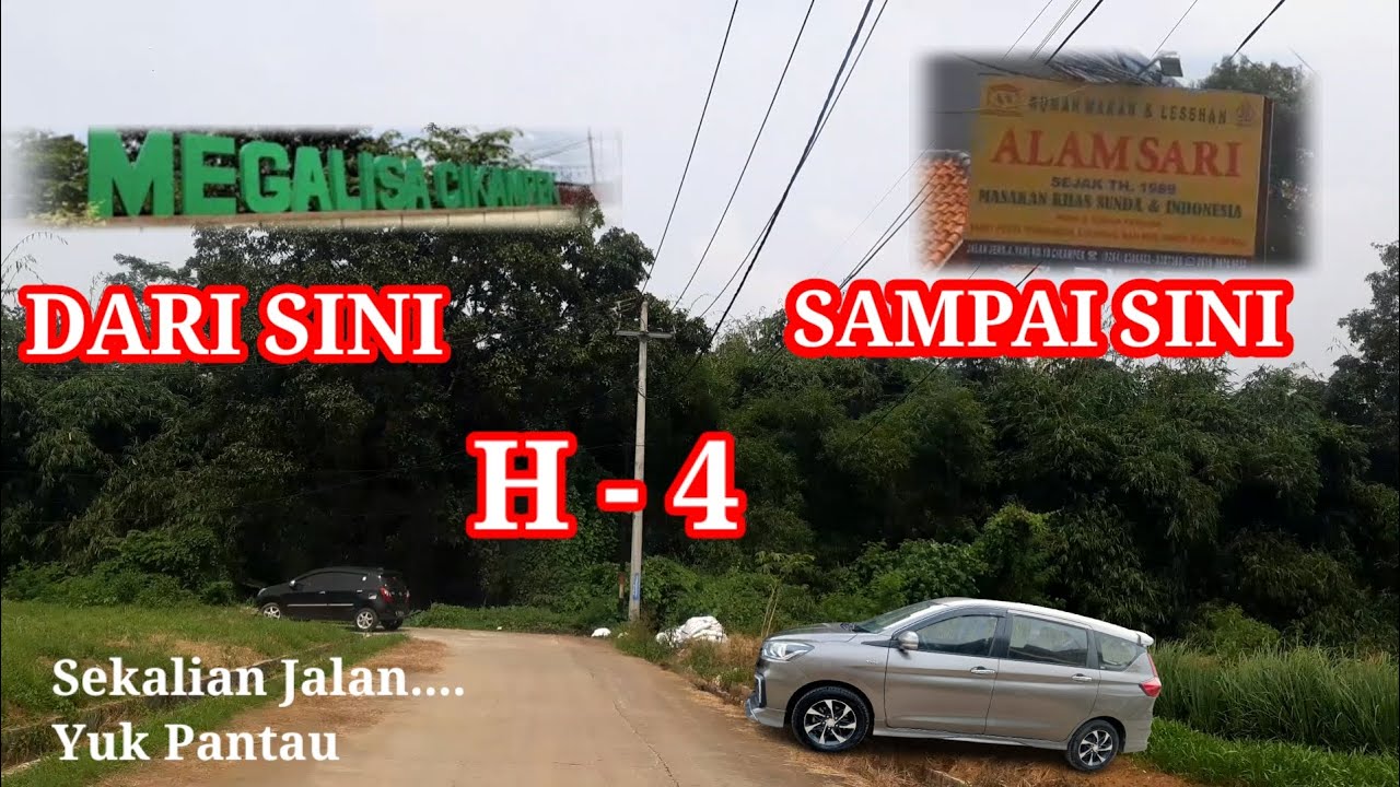 H - 4, Akses Jalan Parakan - Cikampek, Mulai dipadati Kendaraan, Jalan ...