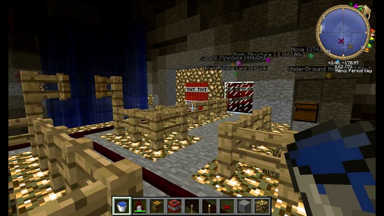 Minecraft Creations - Corridor full of TNT - YouTube