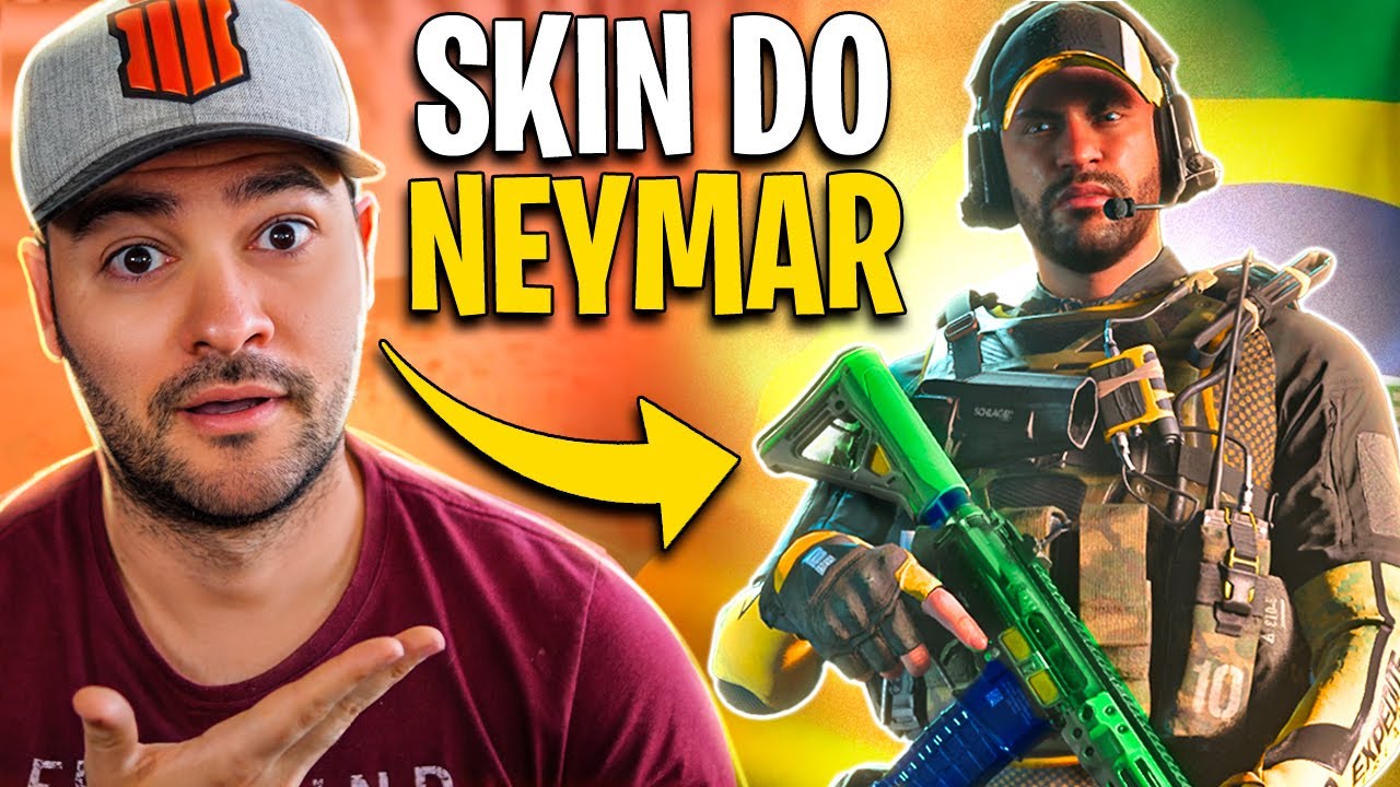 Skin do NEYMAR JR da Copa do Mundo no CALL OF DUTY WARZONE e MW2 - YouTube