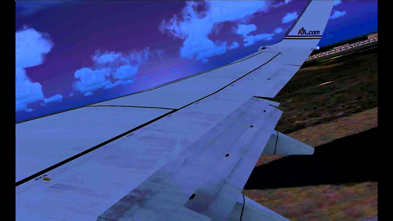 American Airlines Flight 175 Takeoff.... - YouTube