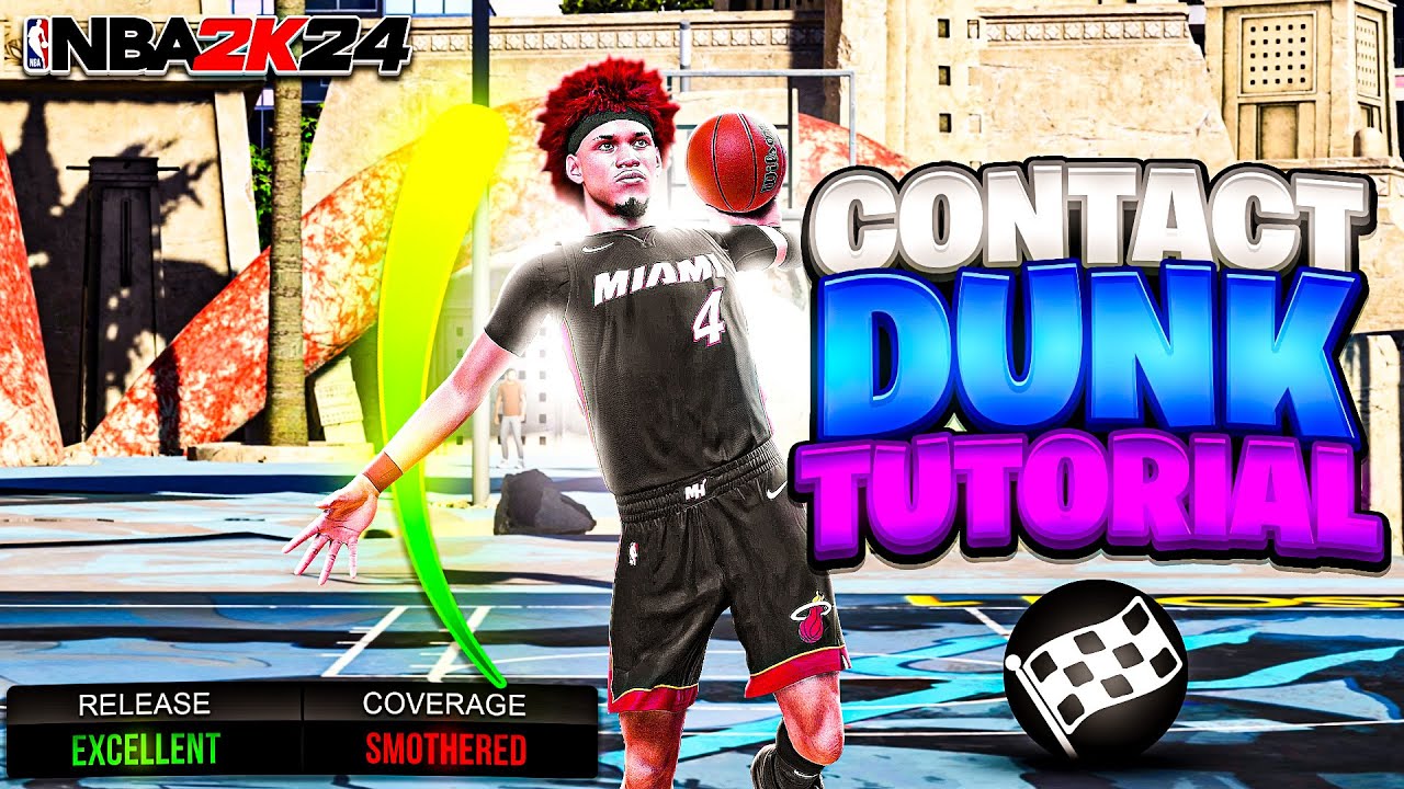 NBA 2K24 Contact Dunk Tutorial + Best Slasher/Dunk Animations to Dunk ...