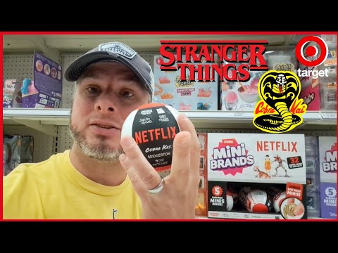Netflix Mini Brands Toys Strike at Target Stranger Things, Cobra Kai ...