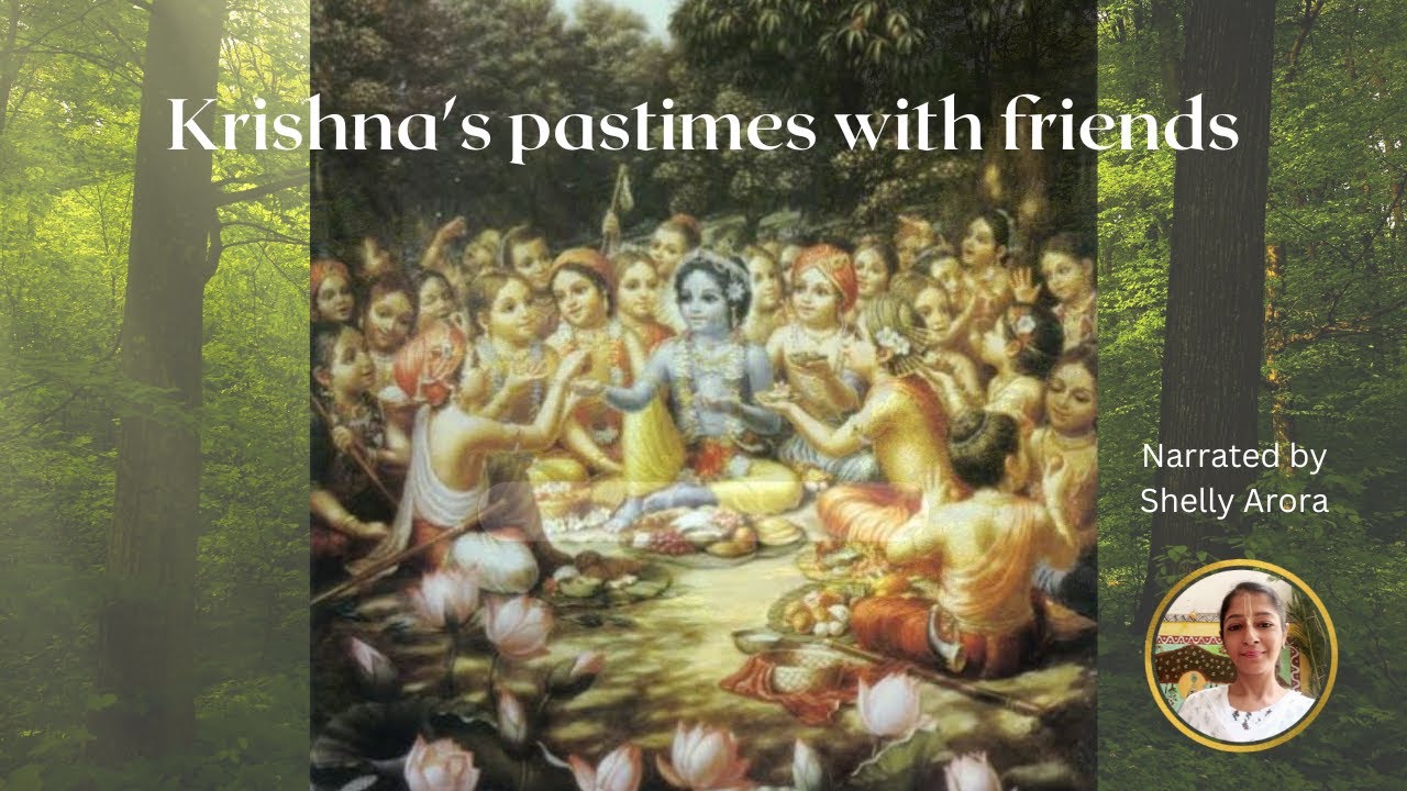 Krishna’s pastimes with friends l Vrindavan meditation l Krisna Book ...