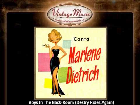 Marlene Dietrich -- Boys In The Back-Room (Destry Rides Again) (VintageMusic.es)