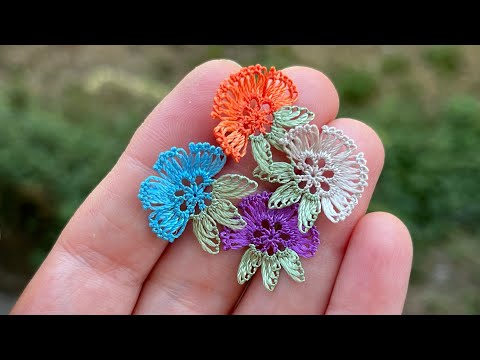 TANESİ 15 TL 🌼 YE YAPRAKLI İĞNE OYASI PAPATYA ÇİÇEĞİ YAPILIŞI / ÜMMÜGÜLSÜMLE HER’TEL’DEN