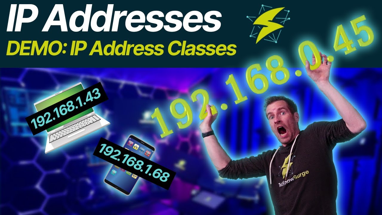 IP Subnetting 2-4: DEMO: IP Address Classes - YouTube