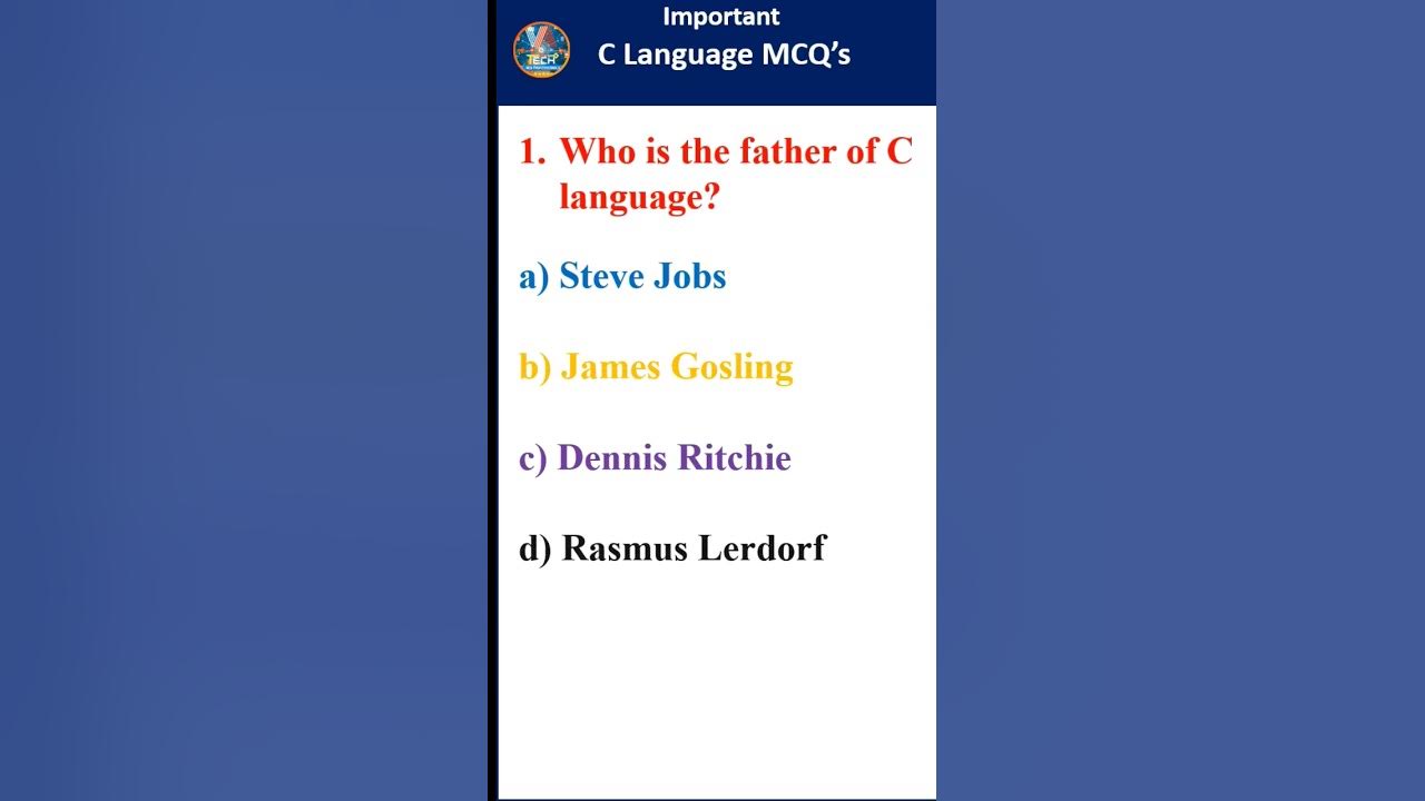 Basics MCQ's from C Languages #computer #clanguage #mcqs - YouTube