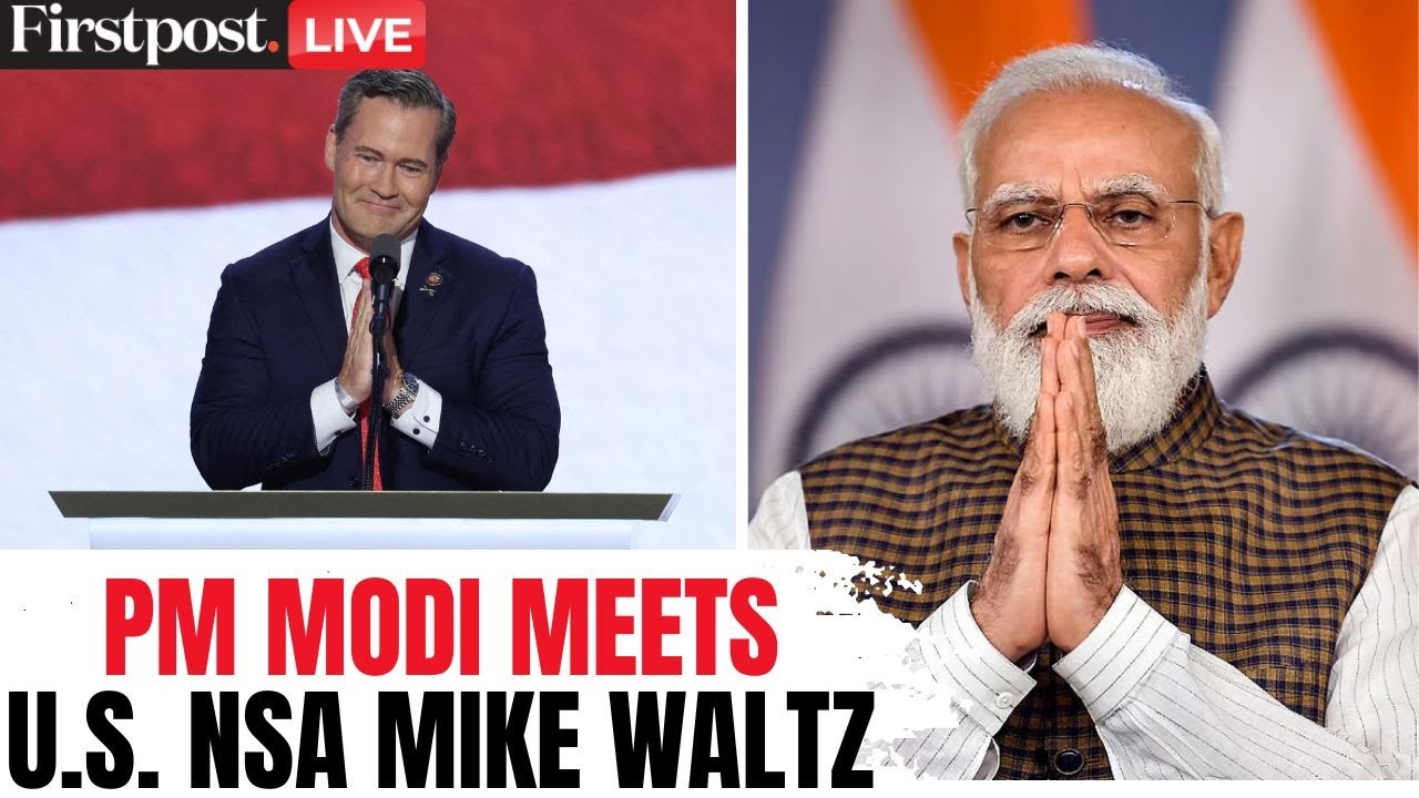 PM Modi in US LIVE: US NSA Mike Waltz Greets PM Modi | Donald Trump ...