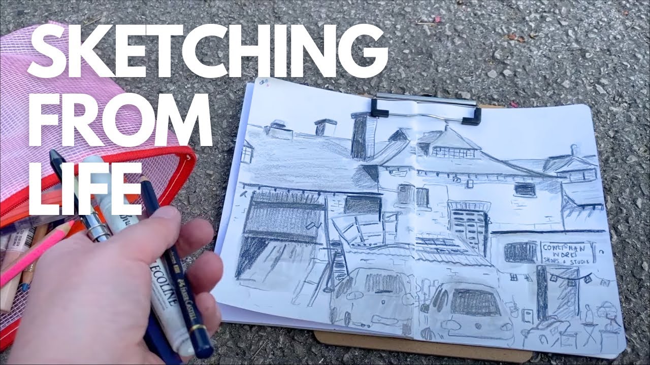 Sketching from Life ️ An Illustrator Drawing Date in Sheffield - YouTube