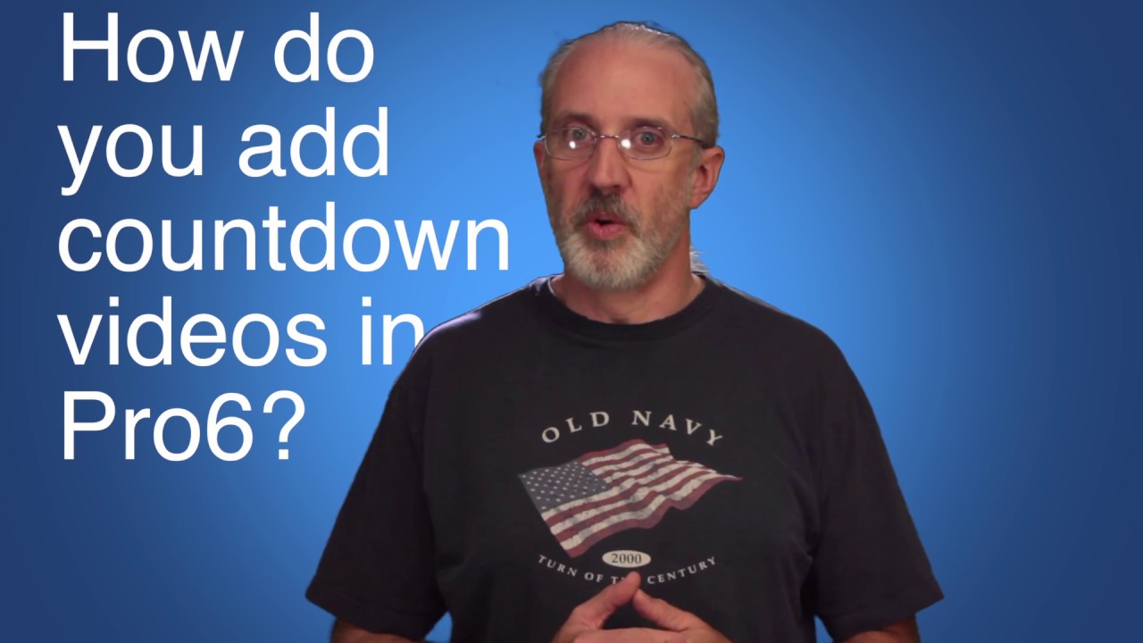 ProPresenter 6 Tutorial: How to add video countdowns - YouTube