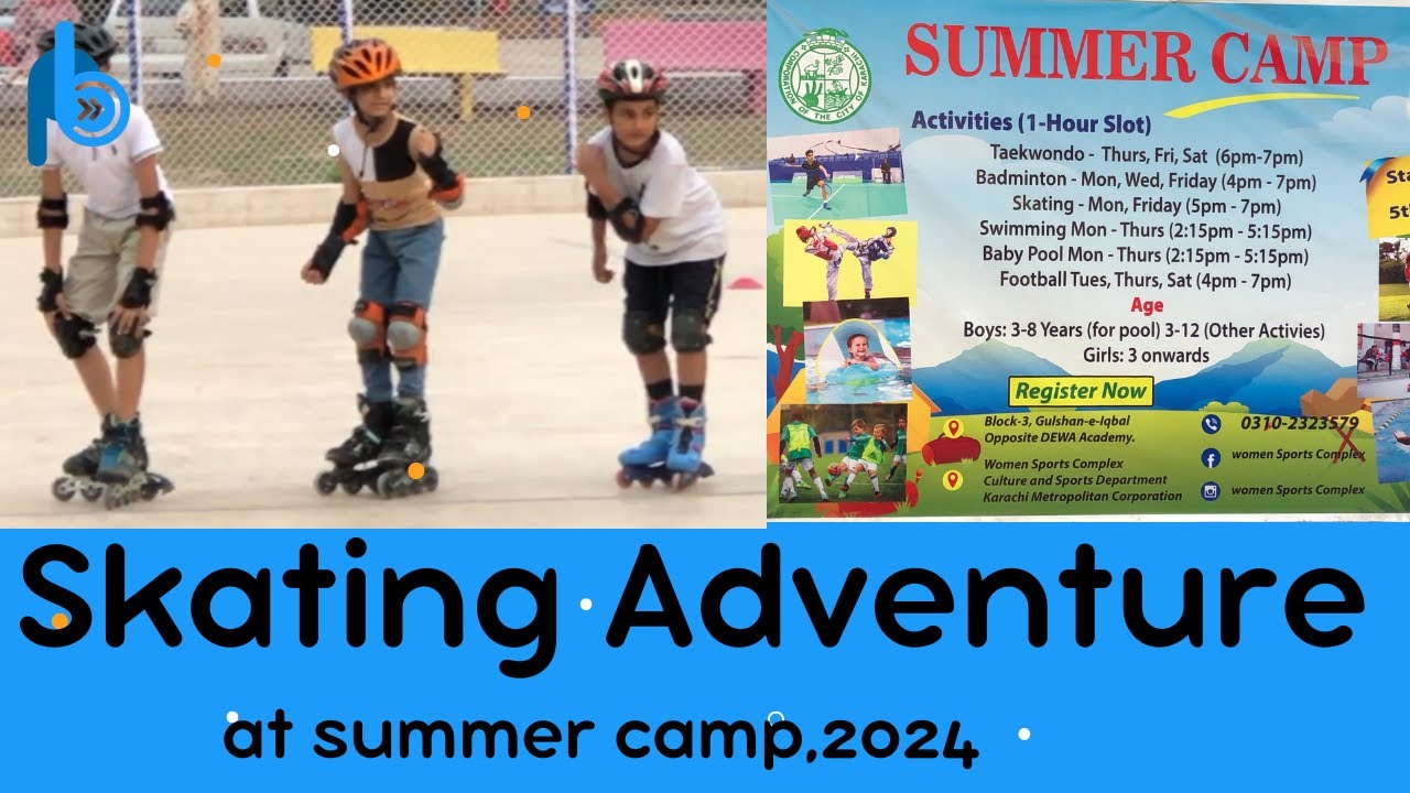 Skating classes at Women sports complex. Summer camp 2024 - YouTube