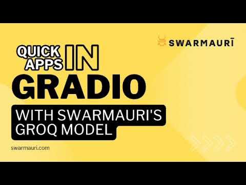 Deploy a Gradio Chatbot with Swarmauri’s GroqModel & Gemma-7B | Step-by-Step Guide by John ...