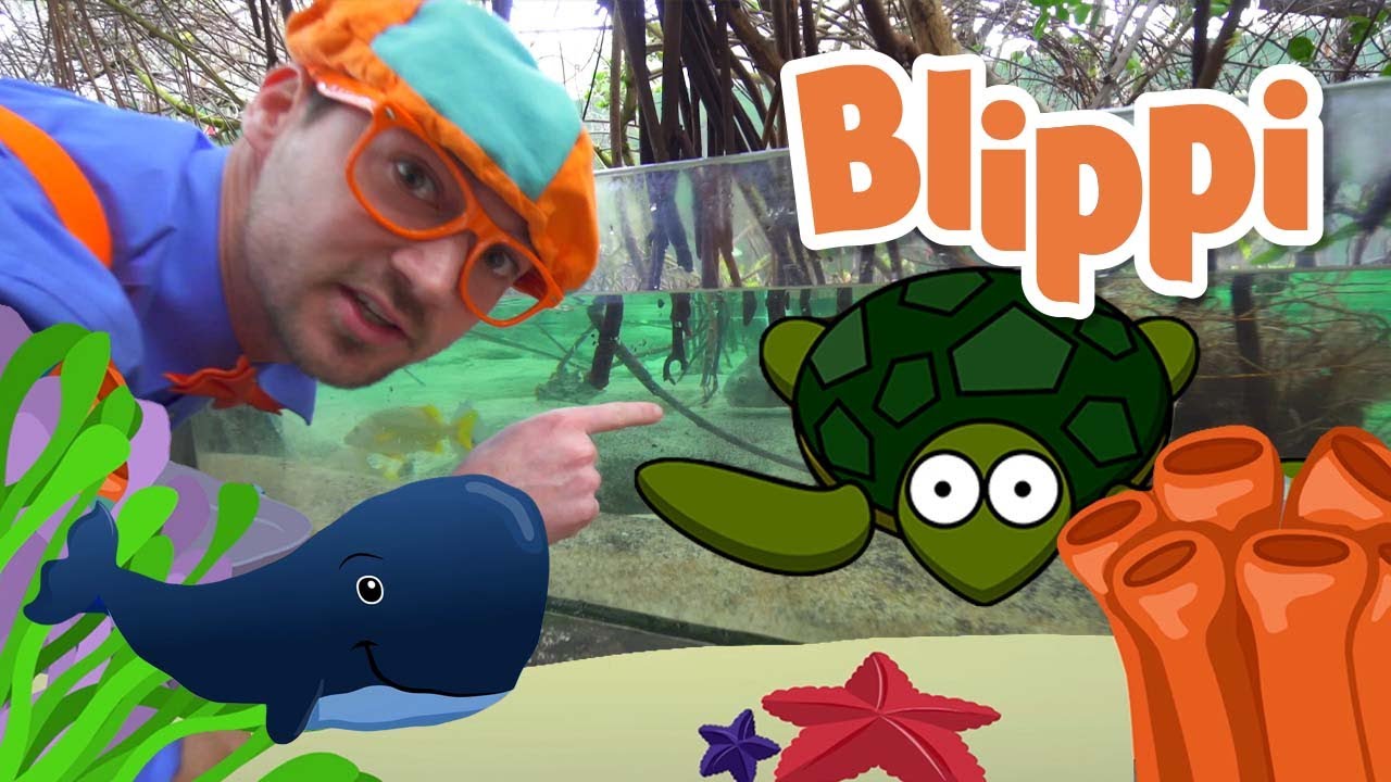 Blippi Aquarium Song | Fish Song | Kids Songs | Educational Songs For ...