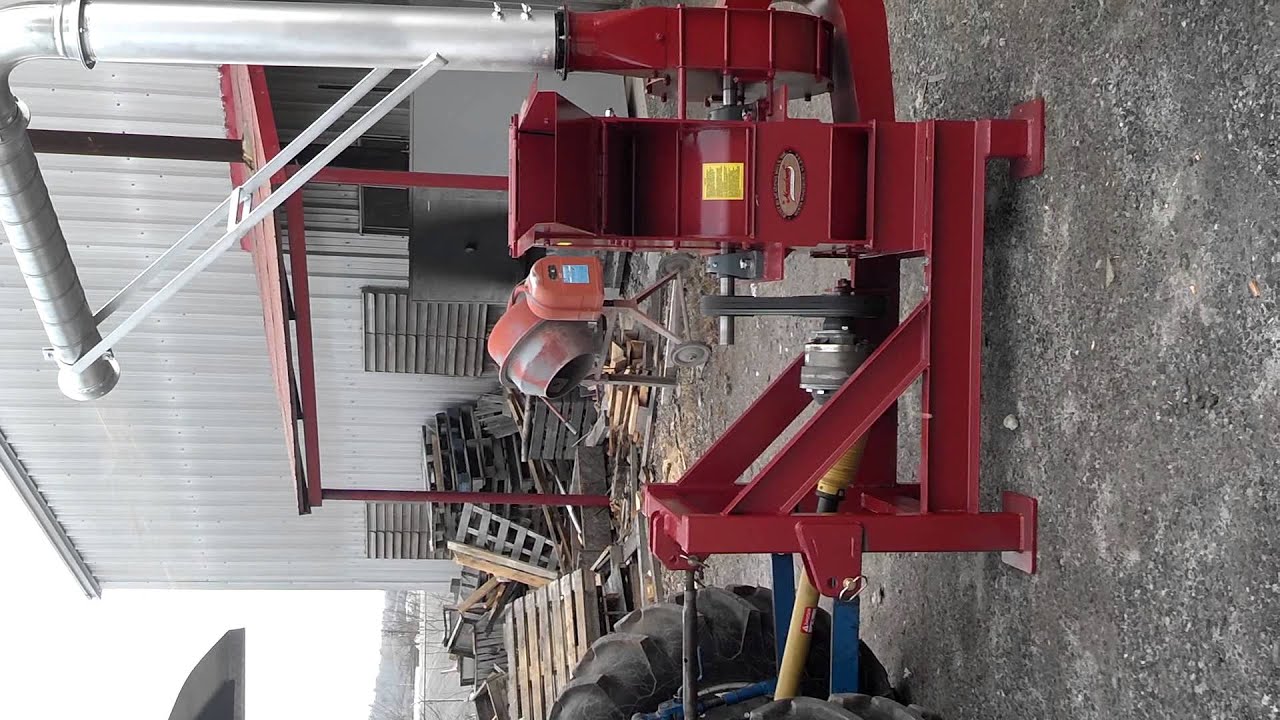 PTO Hammer Mill BETA run 2 - YouTube