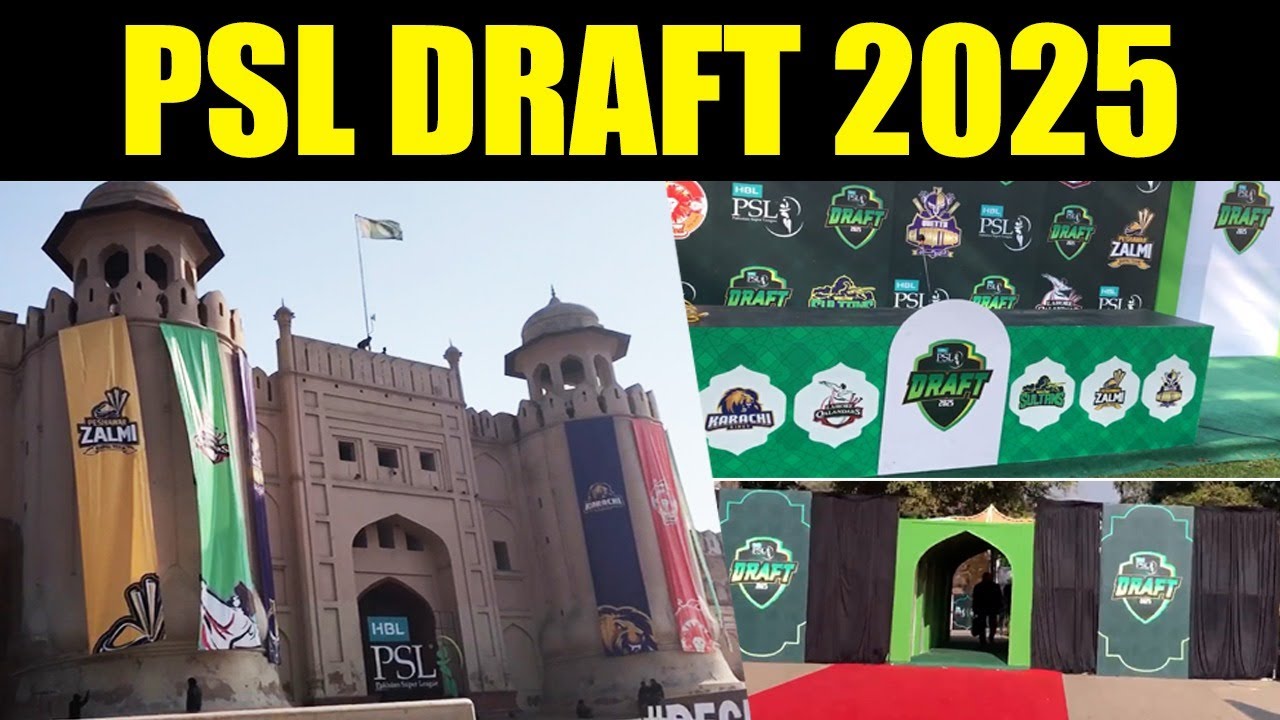 PSL10 Draft 2025 live updates from lahore - YouTube