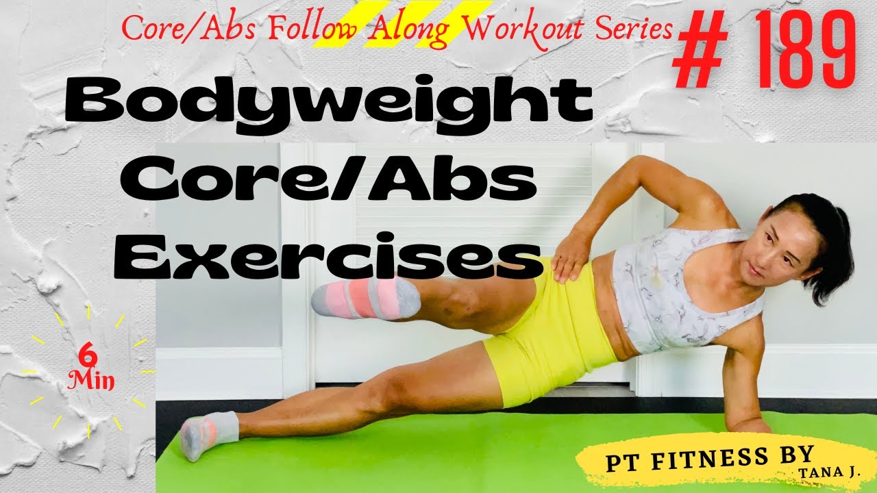 Core/Abs Follow Along Series # 189 - Bodyweight Routine Exercises to ...