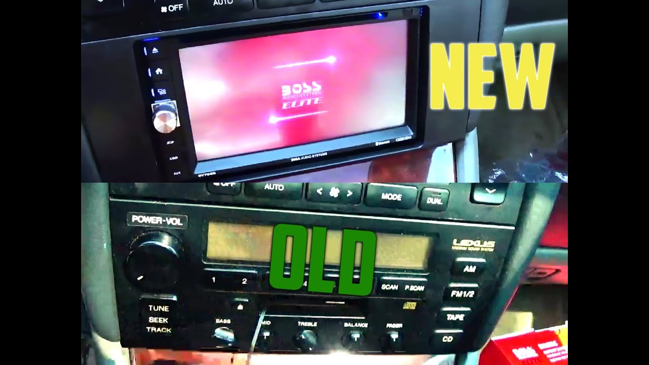 My LS400 Gets a New Radio Installed - YouTube