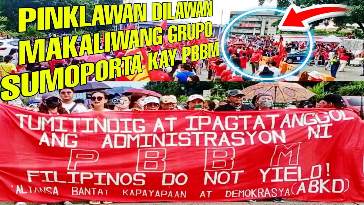 VIRAL DATING DILAWAN PINKLAWAN MAKALIWANG GRUPO SUMOPORTA KAY PBBM ...