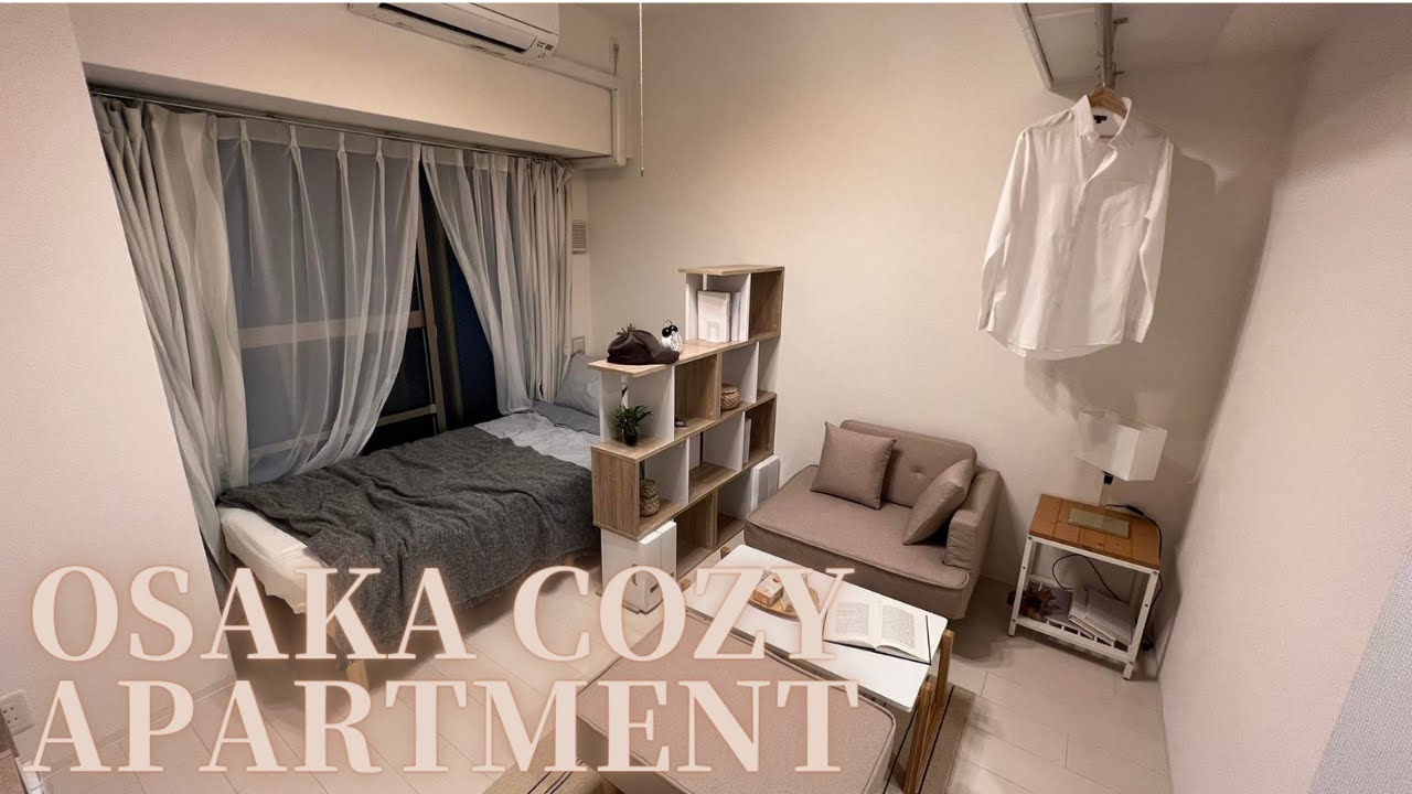 $700 Small But Cozy 1K Studio Apartment in Osaka, Japan - YouTube