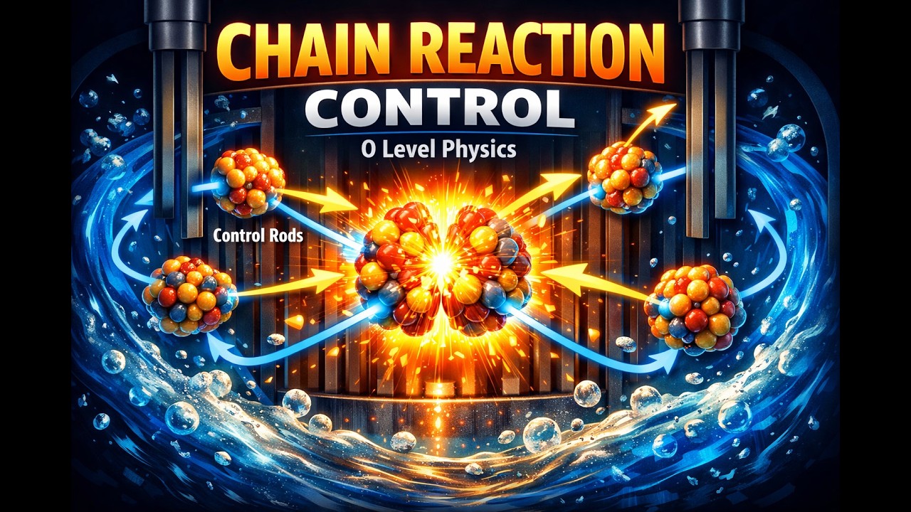 Chain Reaction in Nuclear Fission | Reactor Control Explained | O Level ...
