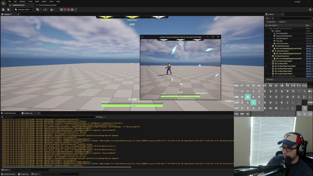 UE5.4 C++ Game Development Day 193. Combat UI and VFX - YouTube