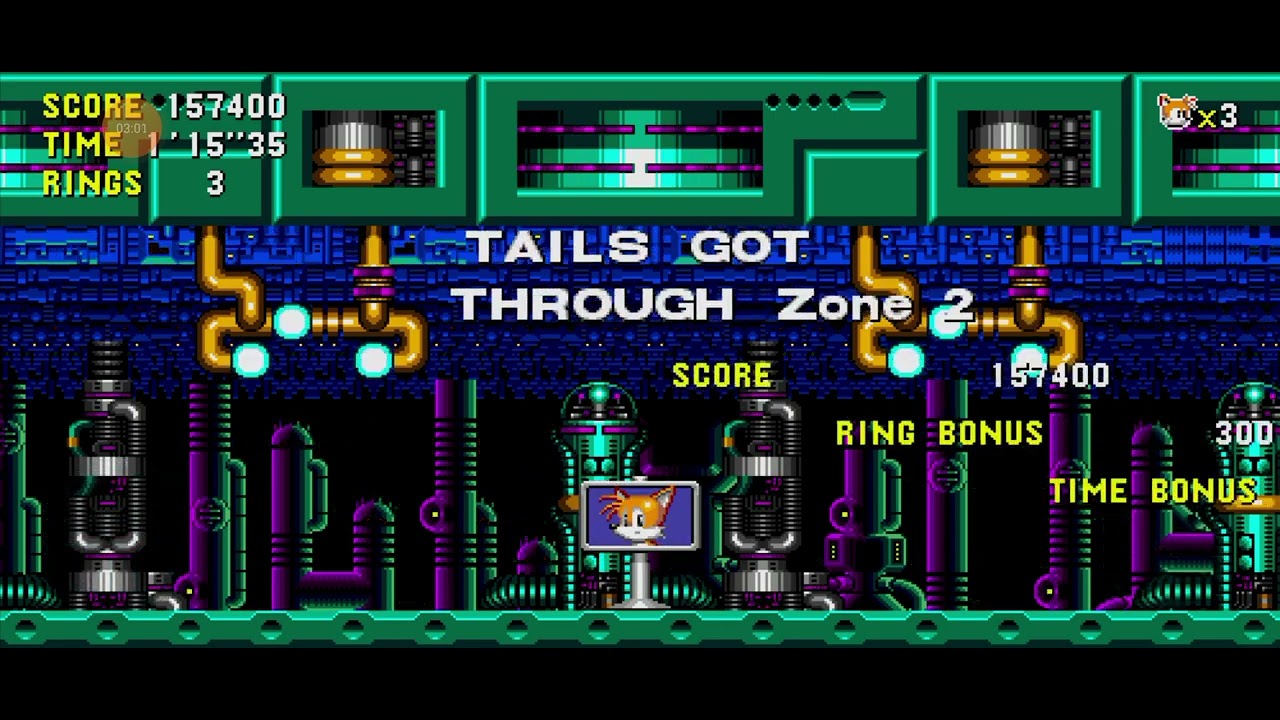 sonic cd tails metallic madness final part - YouTube