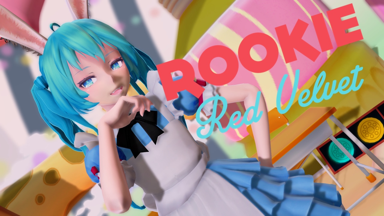 [MMD] 하츠네 미쿠로 레드벨벳 루키 Rookie Red Velvet Hatsune Miku ( Motion DL ...